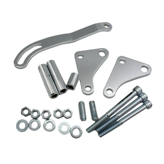 BIBABLYKE Replacements Power Steering Pump Bracket Billet Slotted ...