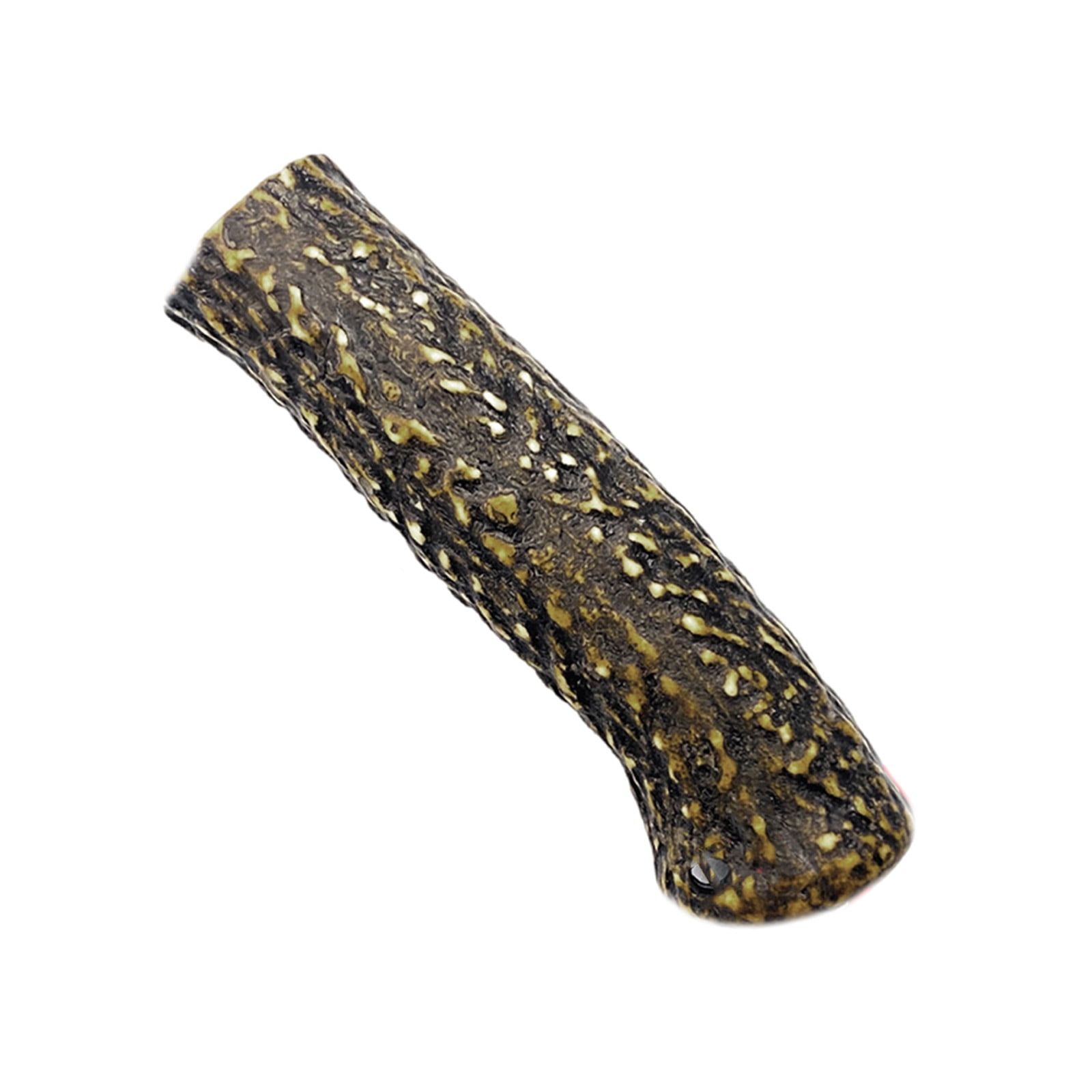BIBABLYKE Resin Imitation Sambar Stag Antler Cutter Scale Handle for ...