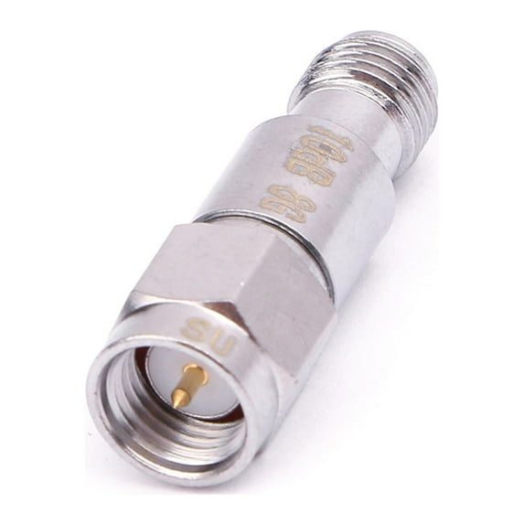 BIBABLYKE SMA Attenuator 2W 8G DC-6GHz 8GHz Coaxial Fixed Attenuators 40DB/30DB/20DB/10DB/6DB ...