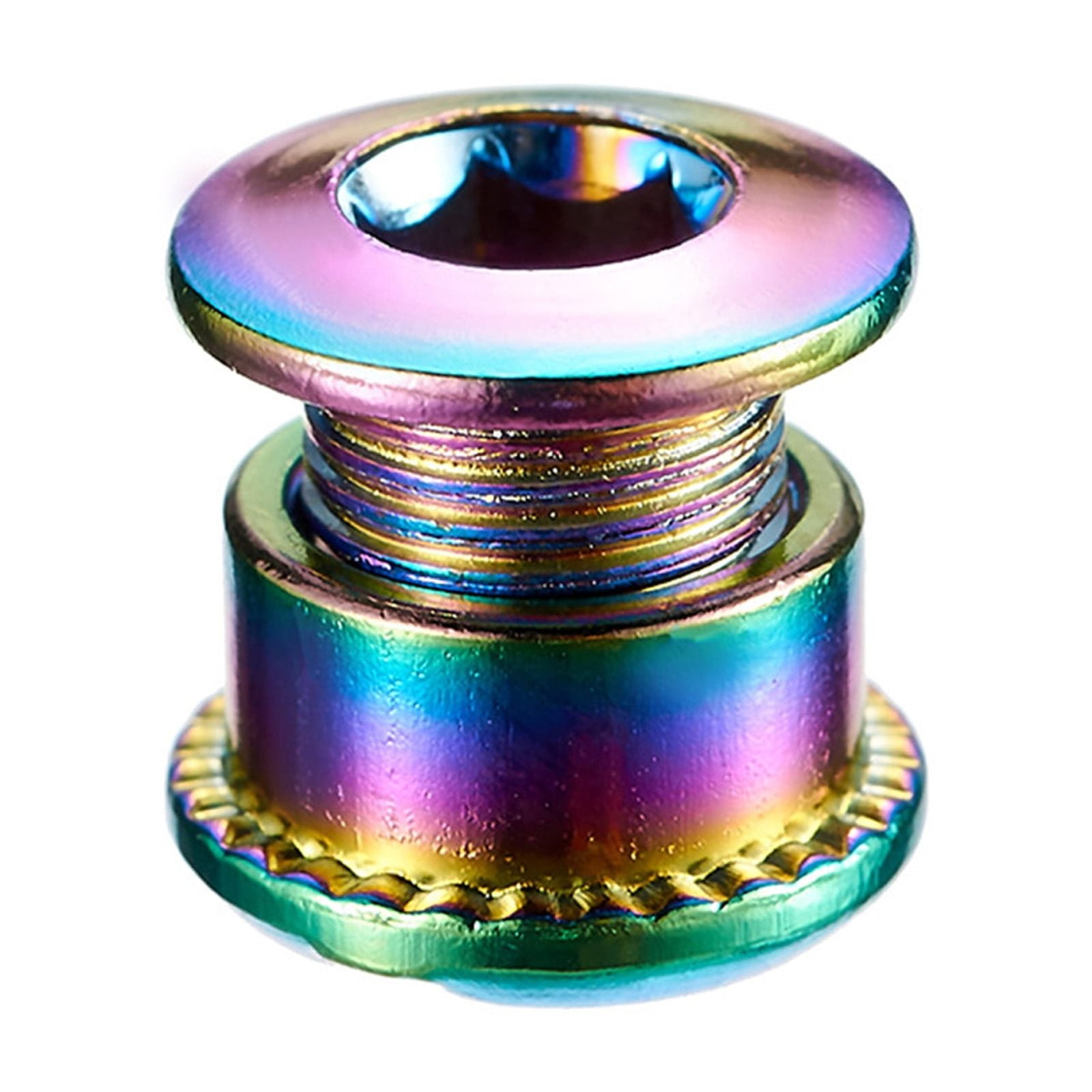 BIBABLYKE Single Speed Chainring Bolts Bicycles Disc Brake Screw Steel Locking Bolts for ...