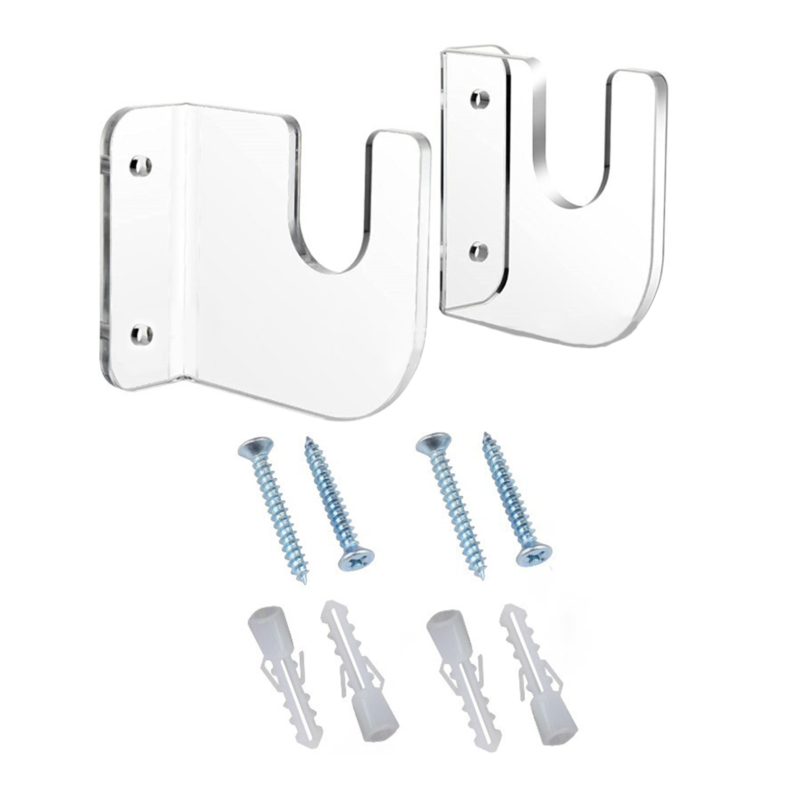 BIBABLYKE Skateboard Wall Mount Hanger Horizontal Skateboard Storage ...