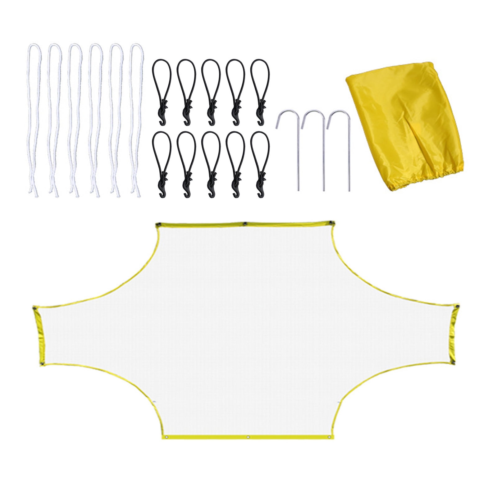 BIBABLYKE Soccer Goal Targets Net Portable Soccer Net Practice Goal ...