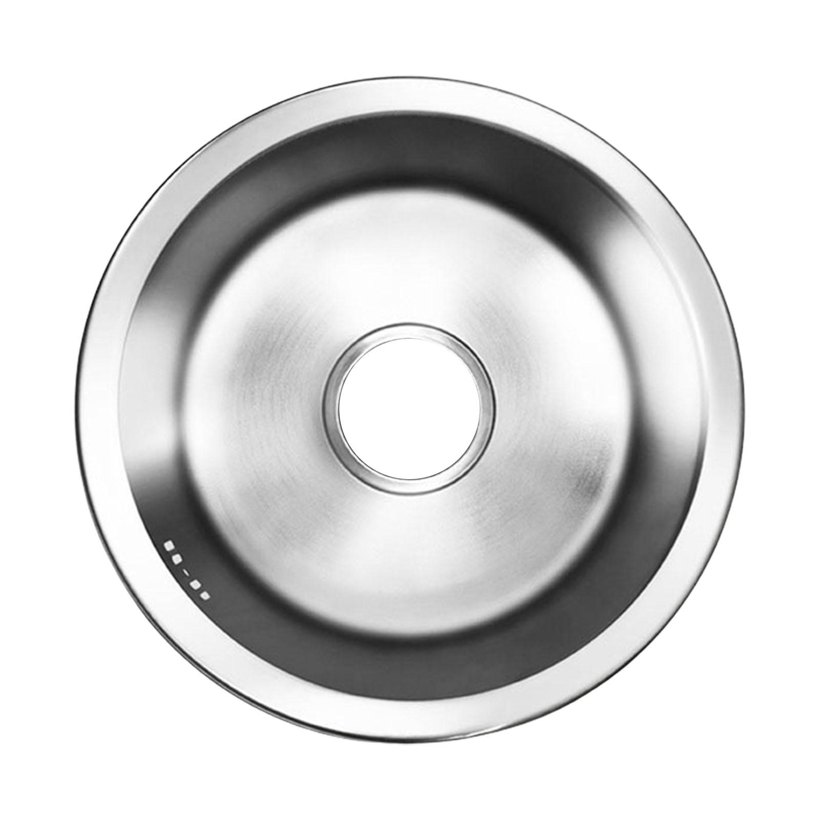 BIBABLYKE Stainless Steels Round Kitchen Sinks Bathroom Hand Wash Basin ...