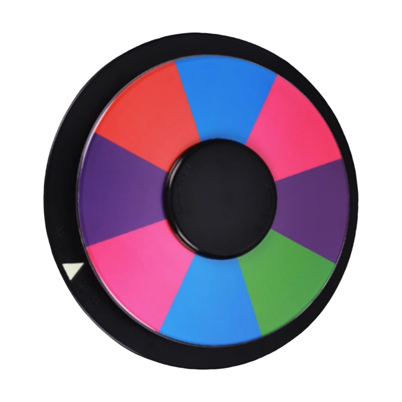 BIBABLYKE Table Spin Wheel Double Sided 8/16 Slot Color Prizes Wheel ...