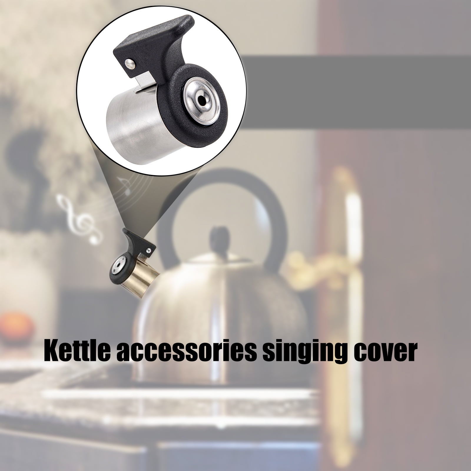 BIBABLYKE Tea Kettle Whistle Nozzle Replacements Stainless Steel Kettle ...