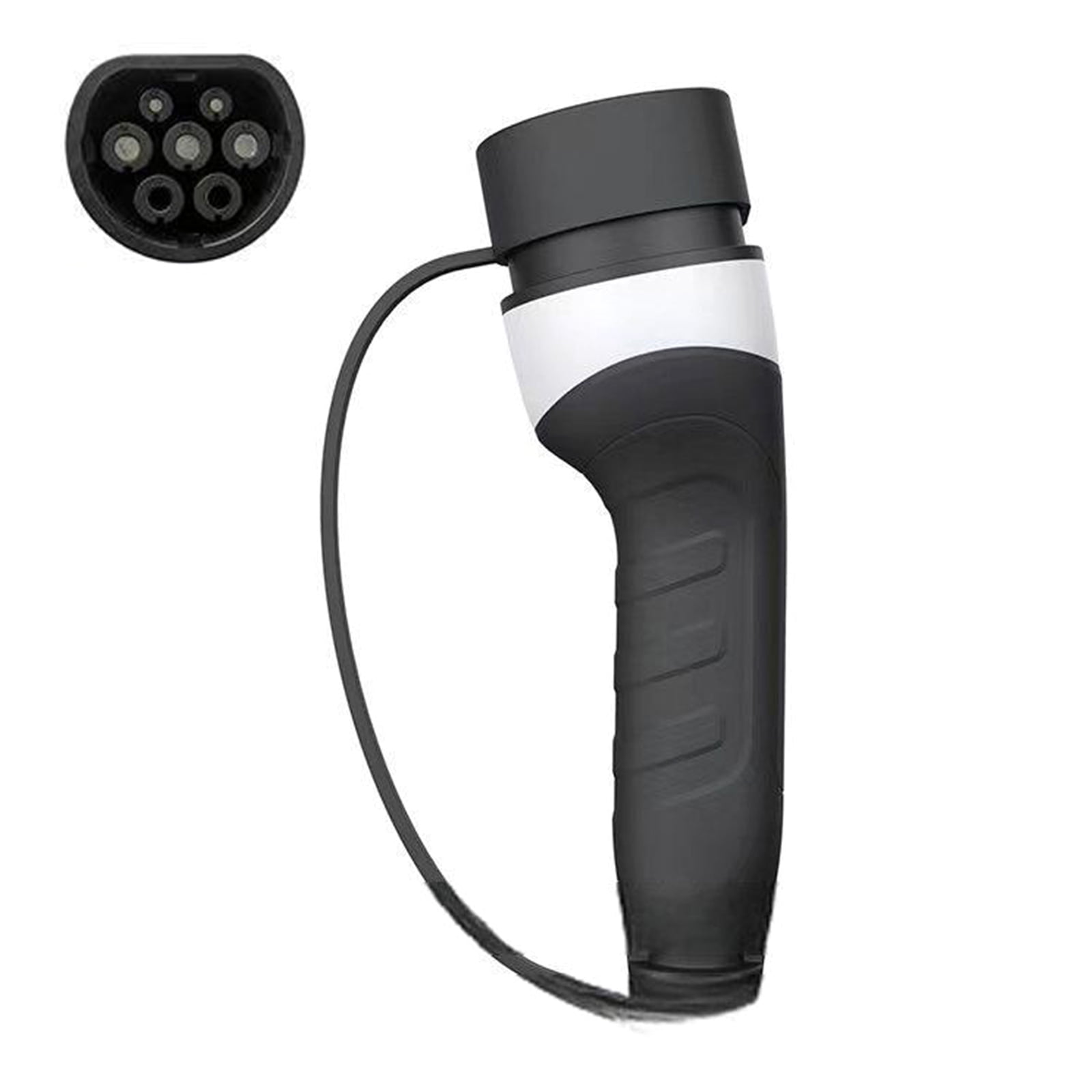 BIBABLYKE Type 2 Plug Seven Pin Electric Vehicle Charging Adapter ...