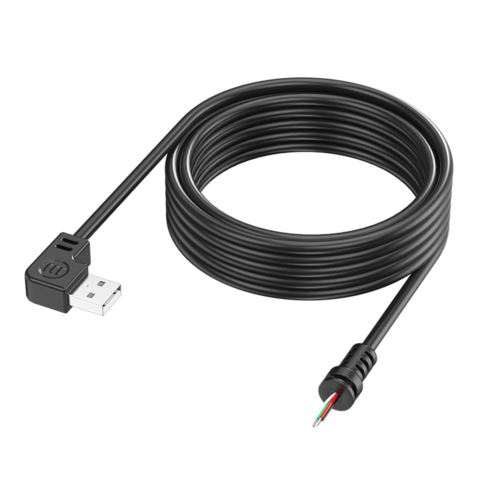 BIBABLYKE USB A Male 4 Pin Bare Wire USB 2.0 Male Plug to Bare Wire ...