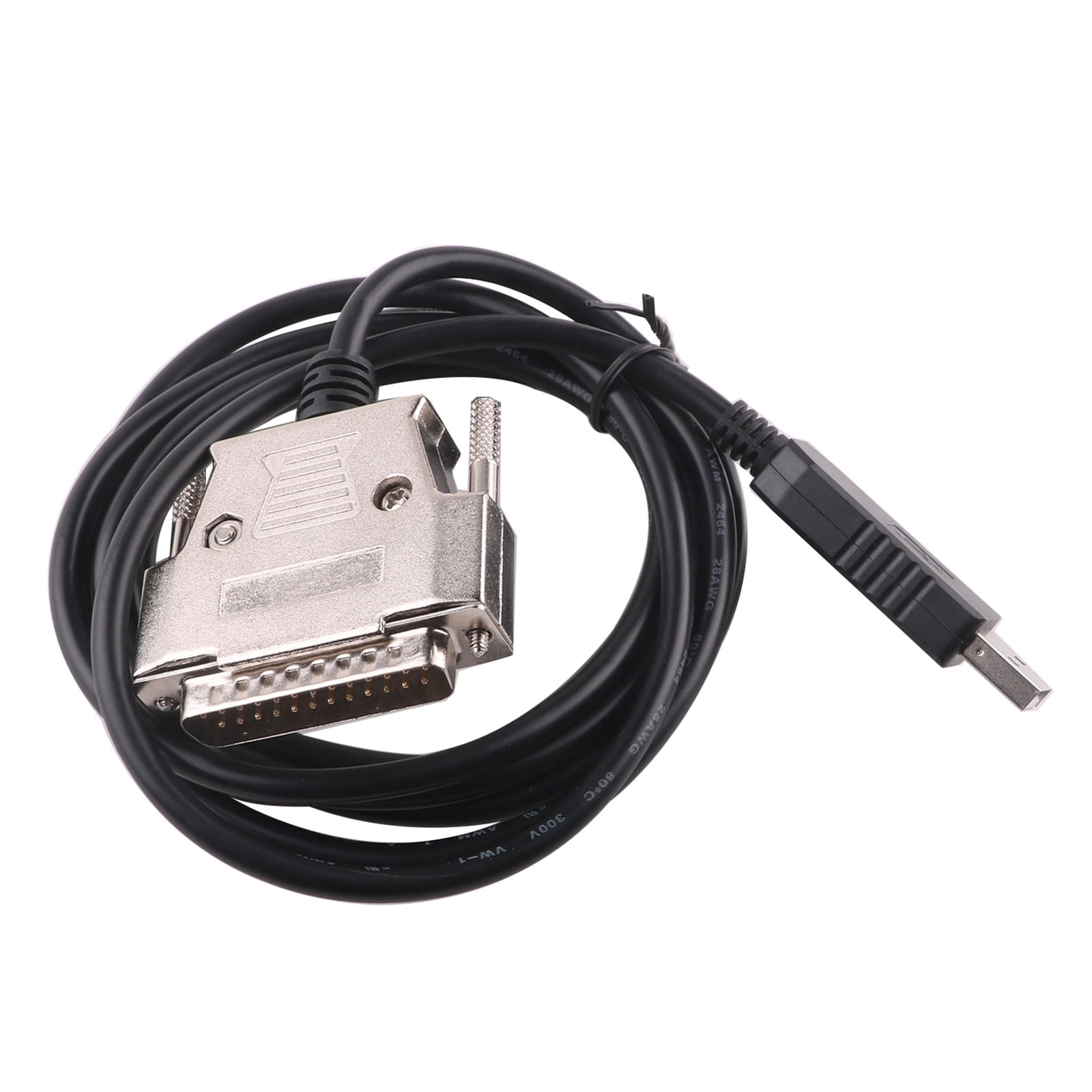 BIBABLYKE USB To DB25 Male Printer RS232 Serial Adapter Cable For TM ...