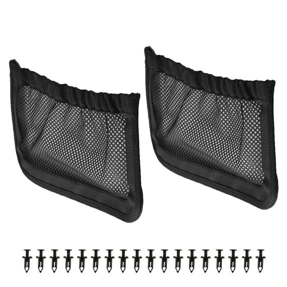 BIBABLYKE UTV Rear Cargo Backrest Storage Net Bag Suitable for Offroads ...