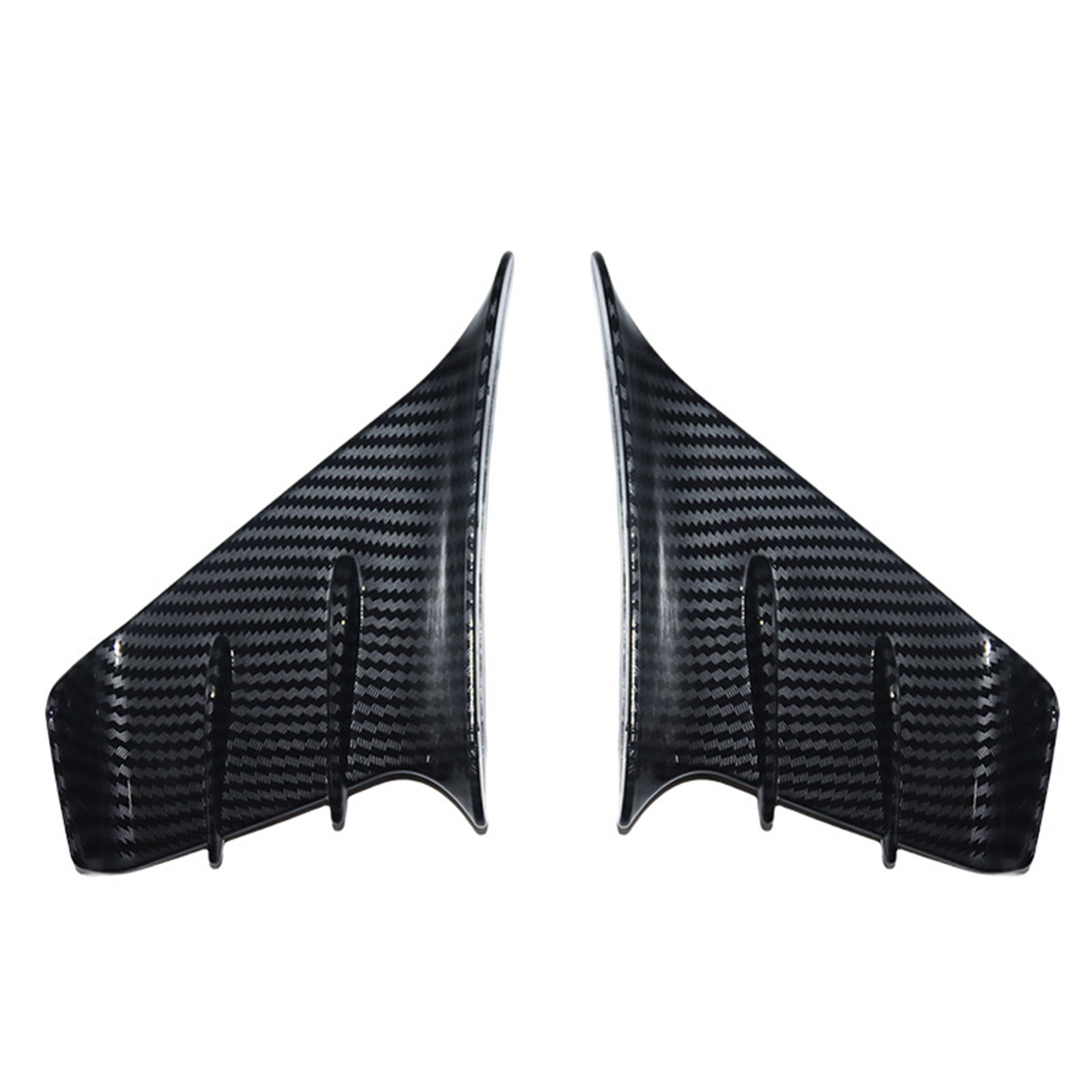 BIBABLYKE Universal Motorcycle Side Winglets Spoiler Aerodynamic ABS ...
