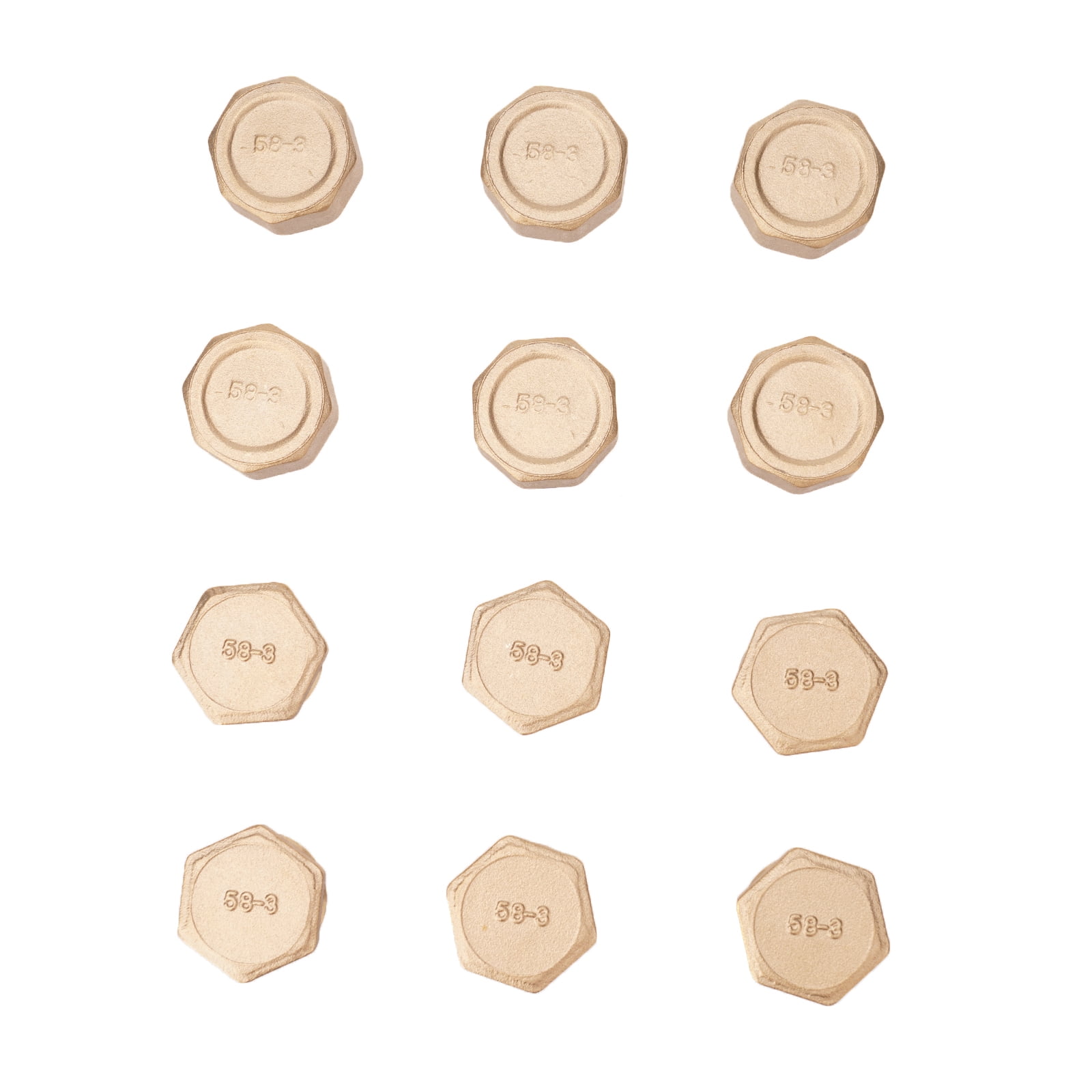 BIBABLYKE Upgraded Threaded Pipe Stoppers Blanking Plug Threaded Pipe ...