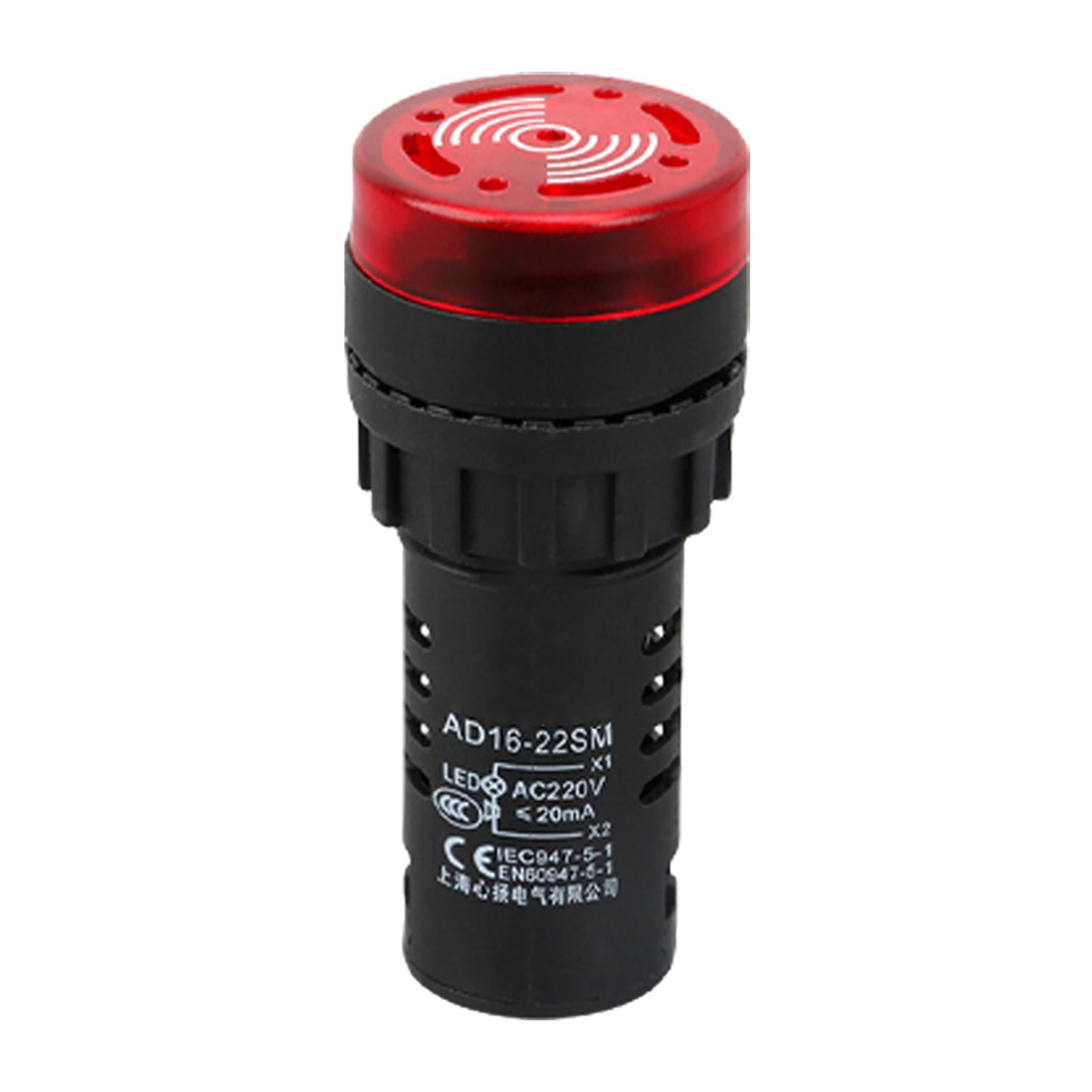 BIBABLYKE Upgrades Double Power Intermittent Sound & Light Alarm Safety ...