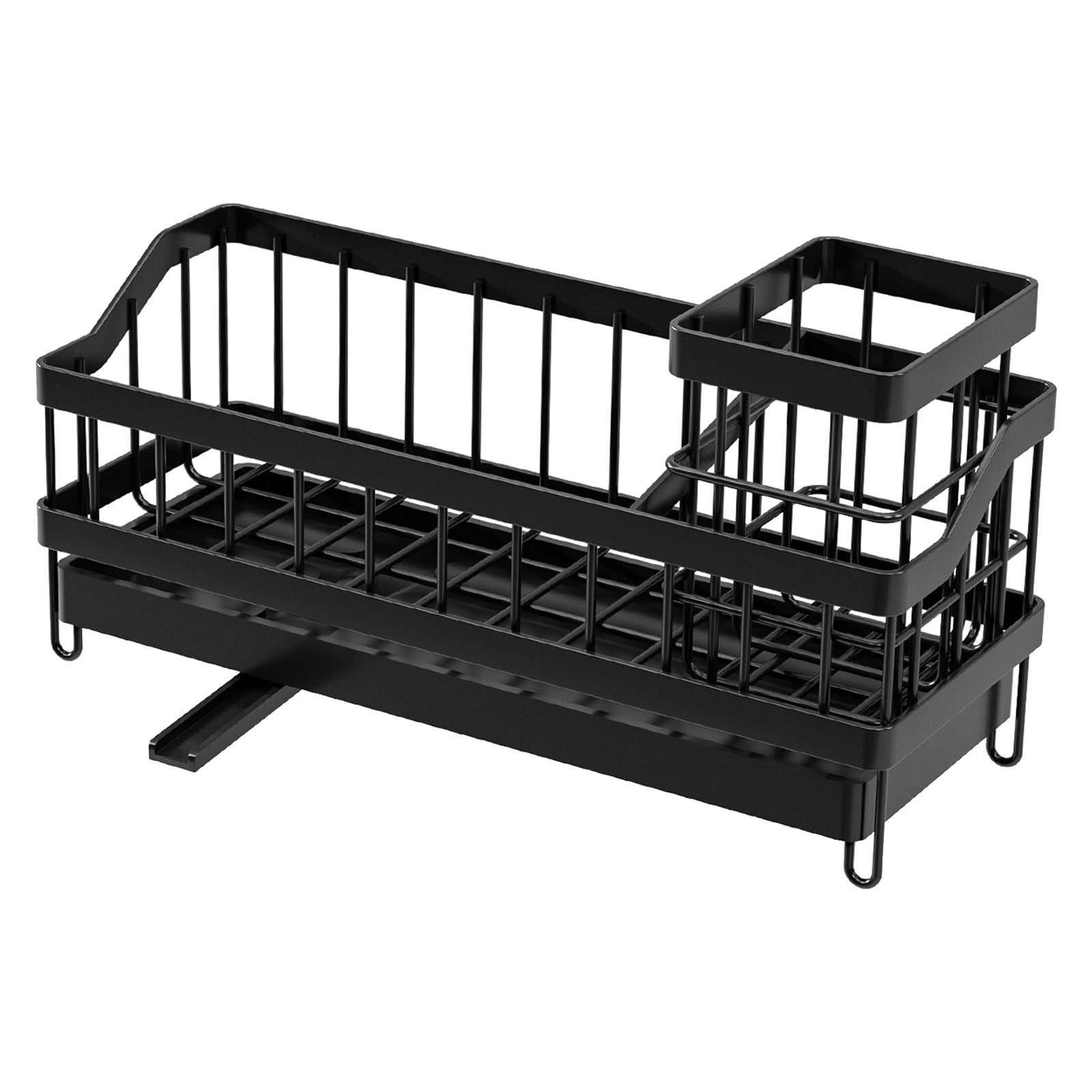 BIBABLYKE Wall Mount Drain Rack Sponge Holder Bathroom Organizers Dish ...