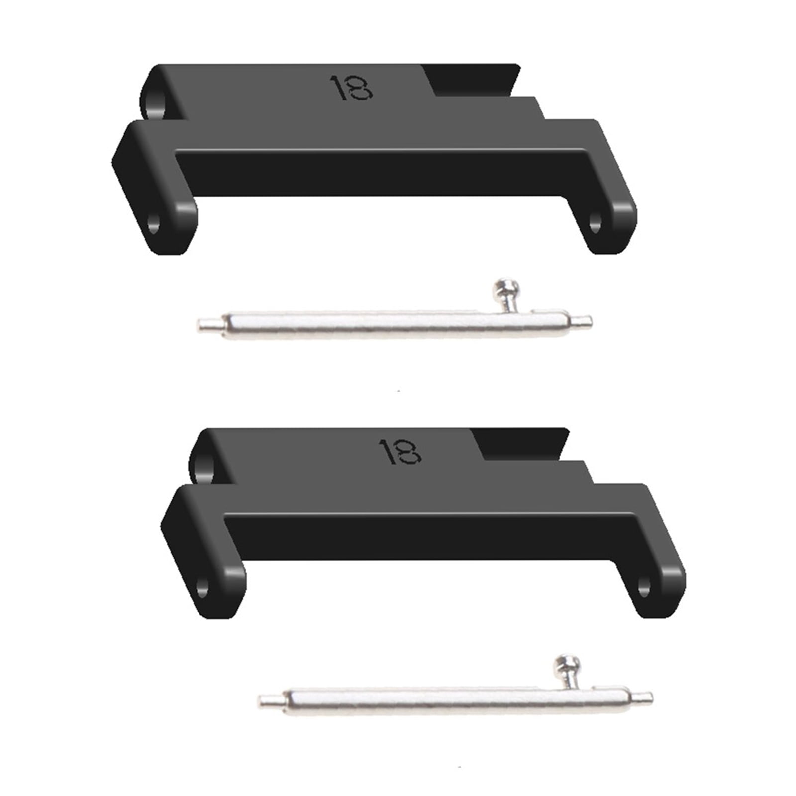 BIBABLYKE Watch Strap Connecting Adapter Compatible,Wristband Connector ...