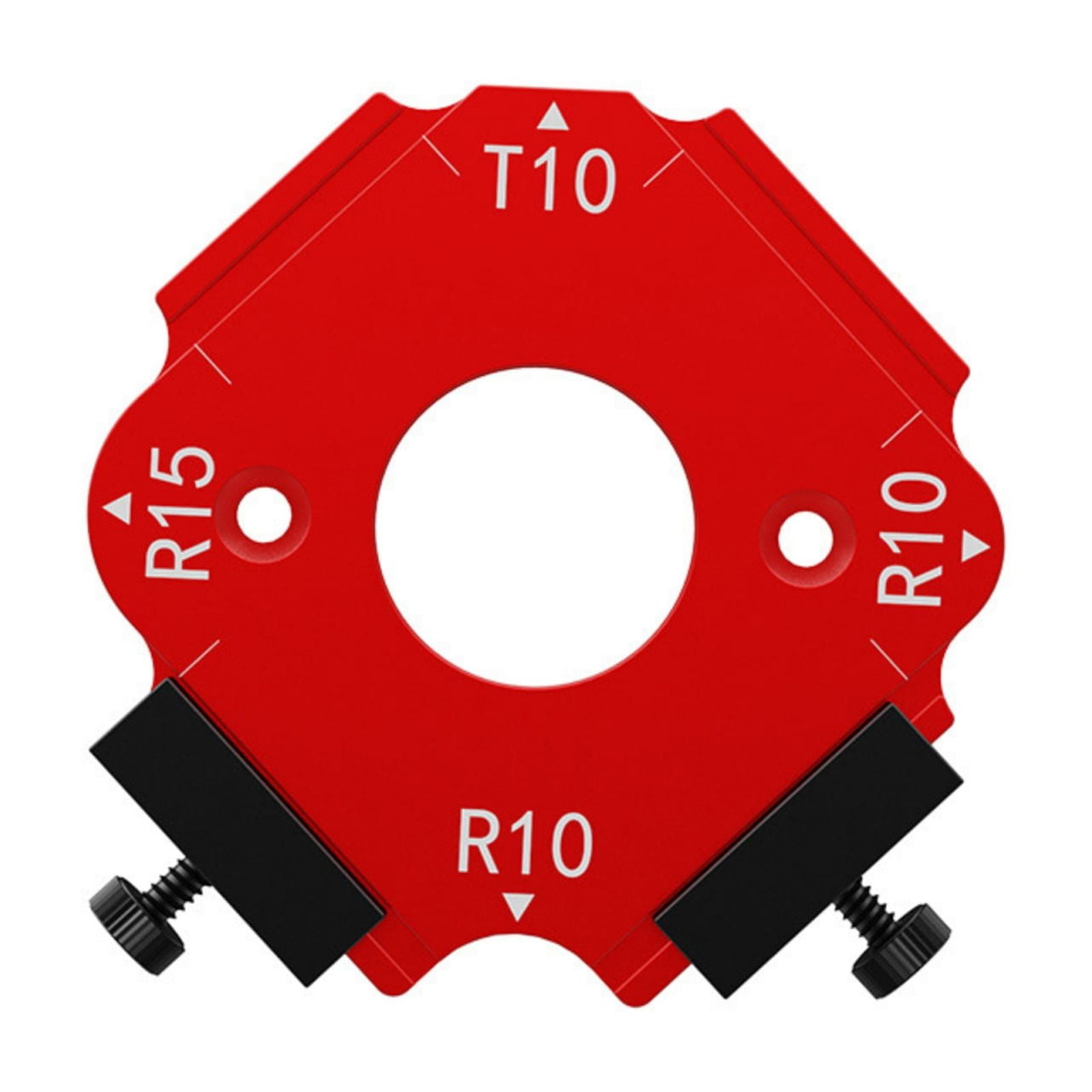 BIBABLYKE Woodworking Round Corner Radius Templates Router Table Corner ...