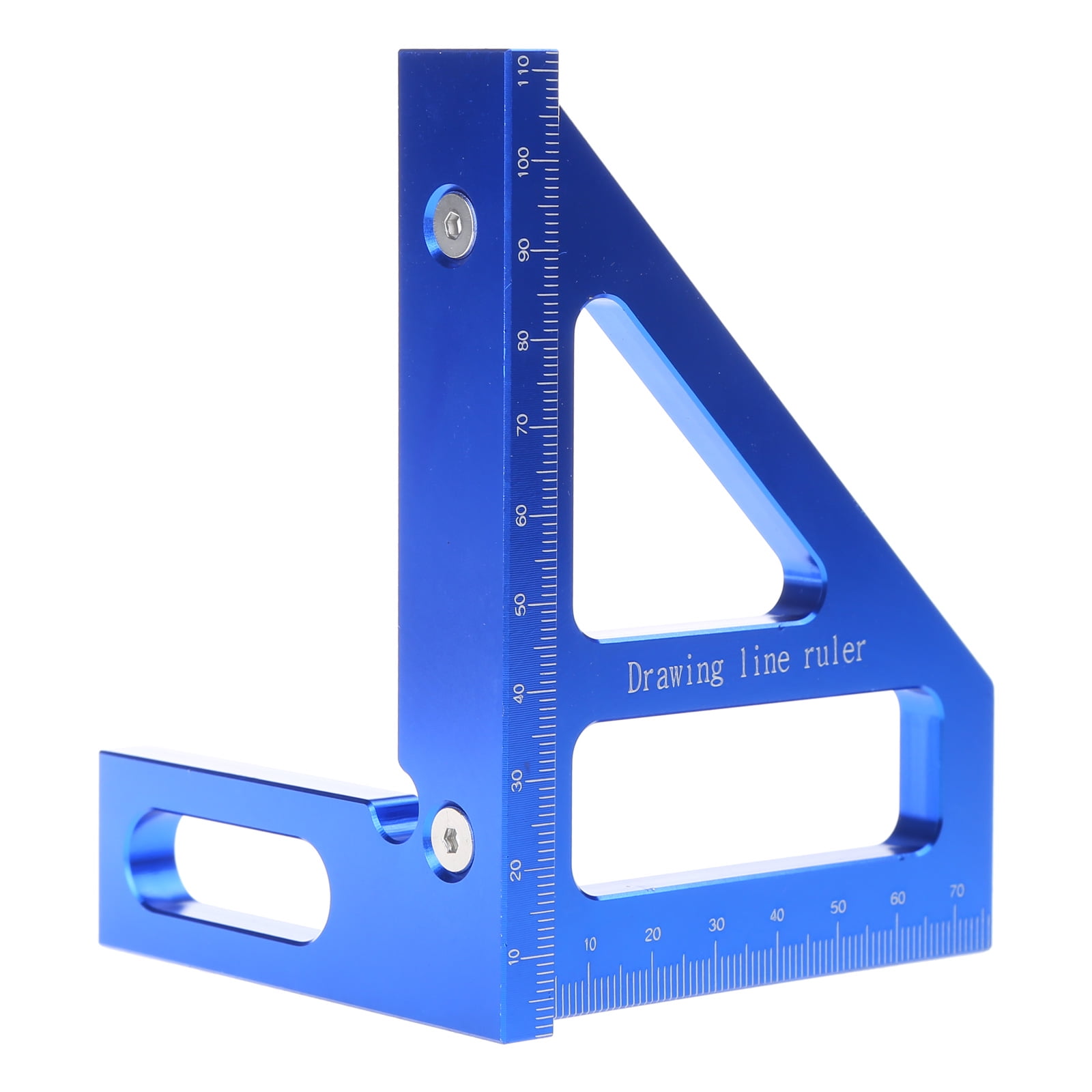 BIBABLYKE Woodworking Square Protractor ngle Measuring Ruler 45/90 ...