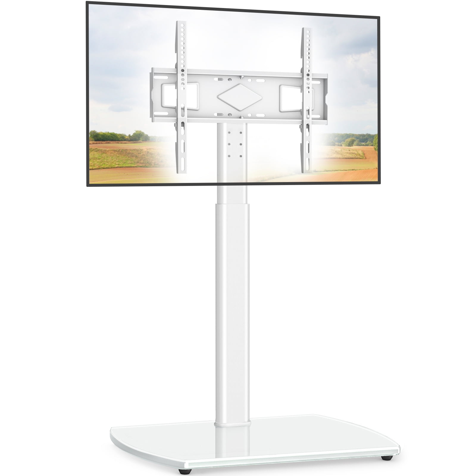 BIBEAR Swivel TV Floor Stand with Mount Height Adjustable for 32-65 ...