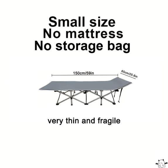 BIBEARBIBEAR Camping Bed 560/660/760lbs Heavy Duty Folding Bed with ...