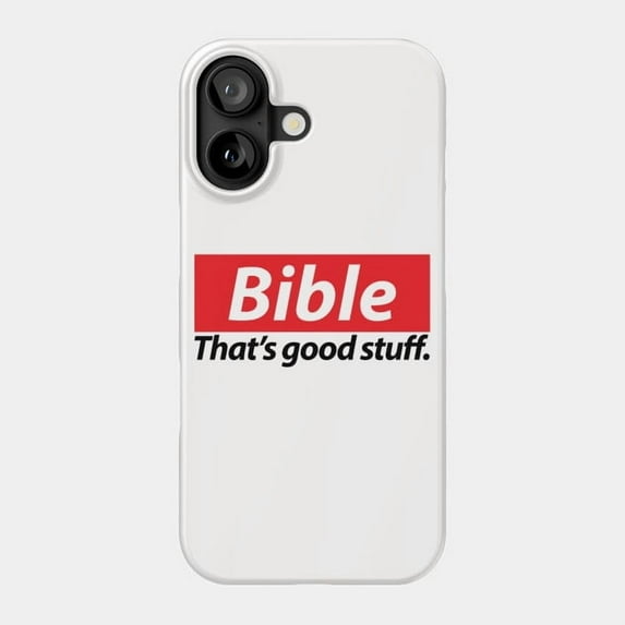 "BIBLE - That's good stuff (with FREE DIVINE MERCY NOVENA)" Case for ...