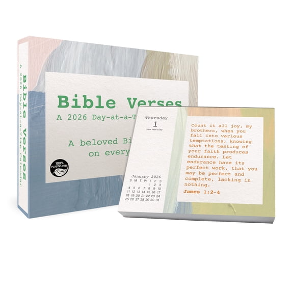 Bible Desk Calendar, 12 Months, by Treads International - Walmart.com