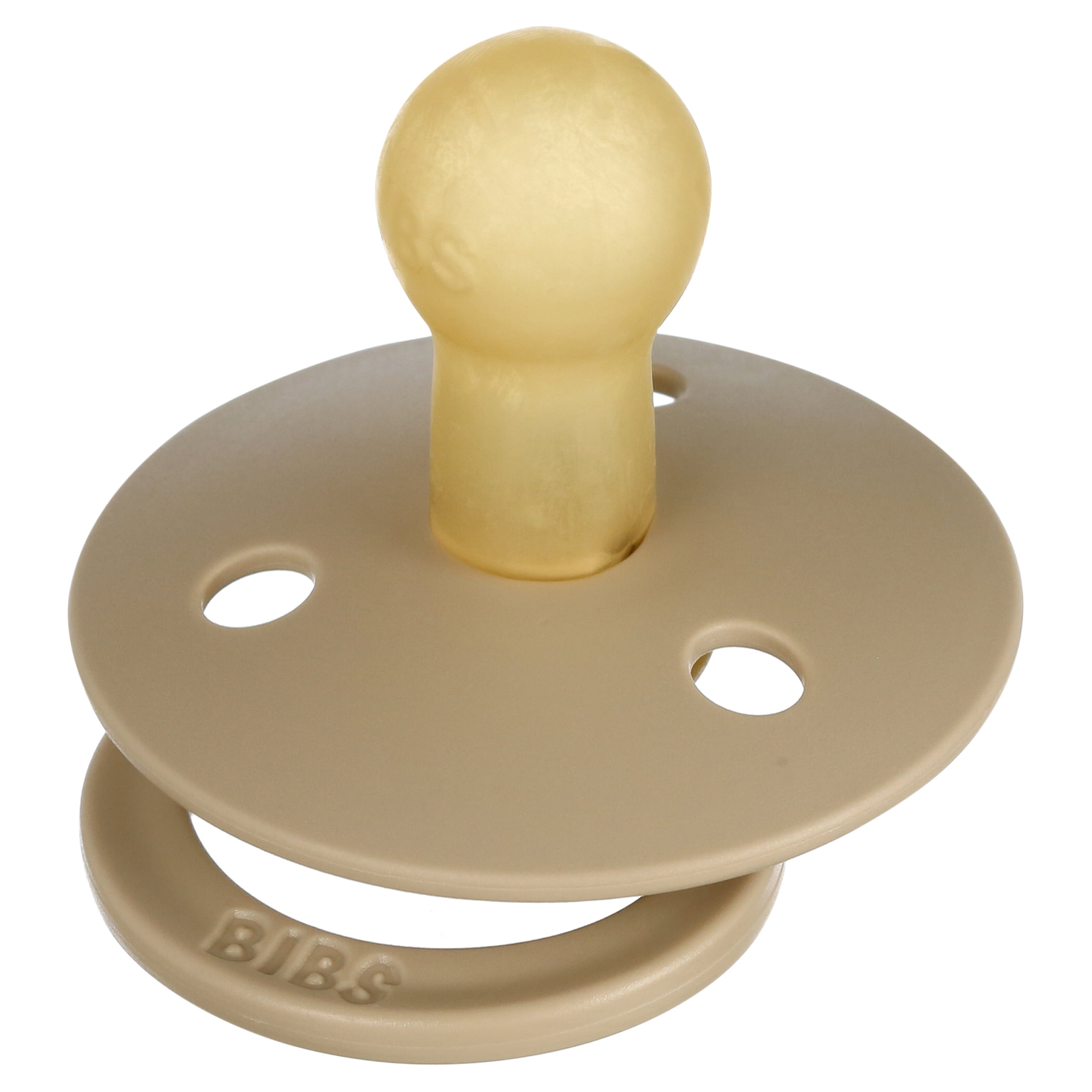 BIBS Colour, Natural Rubber Latex Pacifier Size 1, 0-6 Months, Vanilla ...
