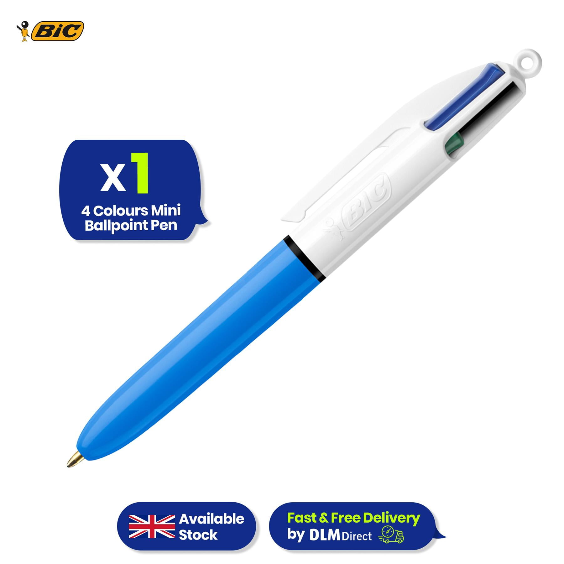 BIC 4-Colour Mini Pen Medium Points for Office & Home - Walmart ...