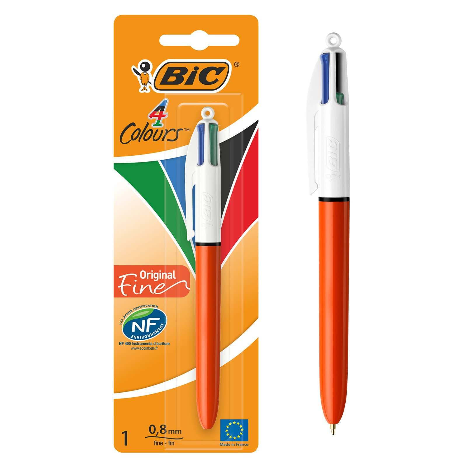 BIC 4 Colour Original Fine Lead Ballpoint Pen - Walmart.com