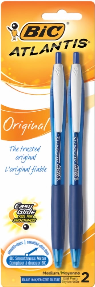 BIC Atlantis Ballpoint Pens Original (Pack of 5) - Walmart.com