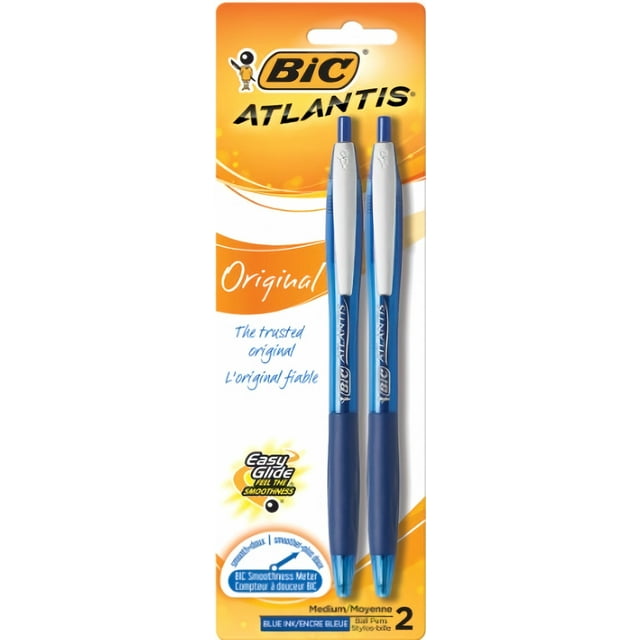 BIC Atlantis Ballpoint Pens Original (Pack of 5) - Walmart.com