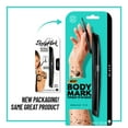 BIC BodyMark Temporary Tattoo Marker, Black, 1-Count, Skin-Safe, Easy ...