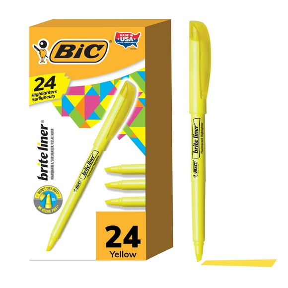 Highlighters in Markers and Highlighters | Yellow - Walmart.com