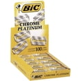 BIC Chrome Platinum Double Edge Safety Razor Disposable Single Blades ...