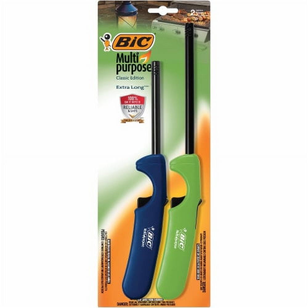 BIC Classic Edition Extra Long Multi Purpose Lighters - Assorted ...