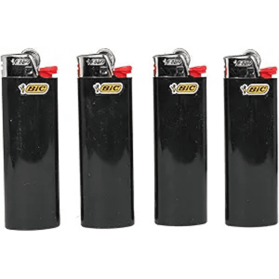 BIC Classic Full-Size Pocket Lighters, Pack of 4, Durable Everyday Use ...