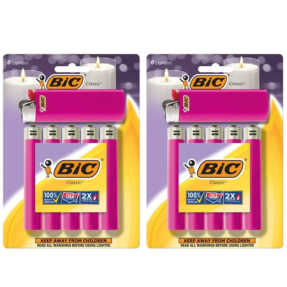 BIC Classic Lighters, Full-Size, Pocket, Assorted Colors, 50-Pack ...