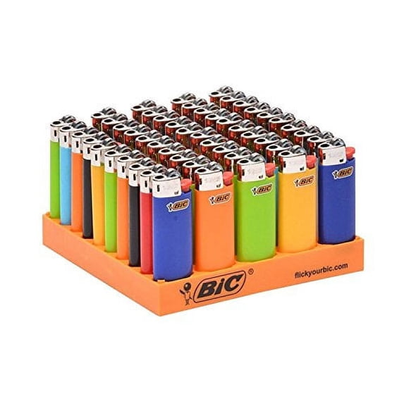 BIC Classic Lighters Cigar Cigarette MAXi Lighter Mini Bic Lighter (24 ...
