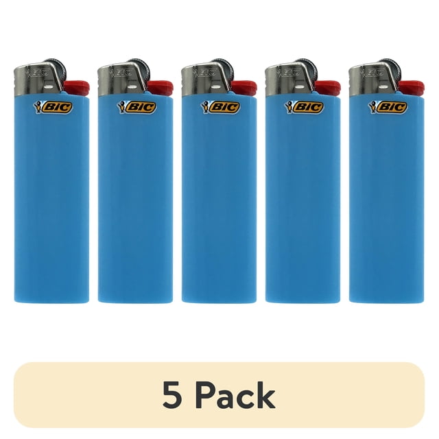 (5 pack) BIC Classic Pocket Lighter, 50 Count - Walmart.com