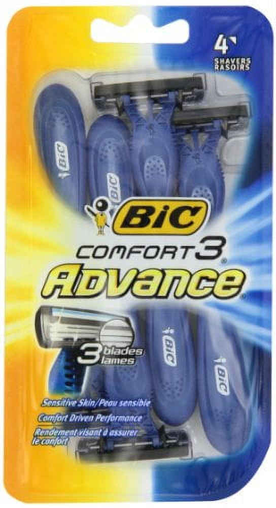 BIC Comfort 3 Advance Men's Disposable Razor, (Pack of 2) - Walmart.com