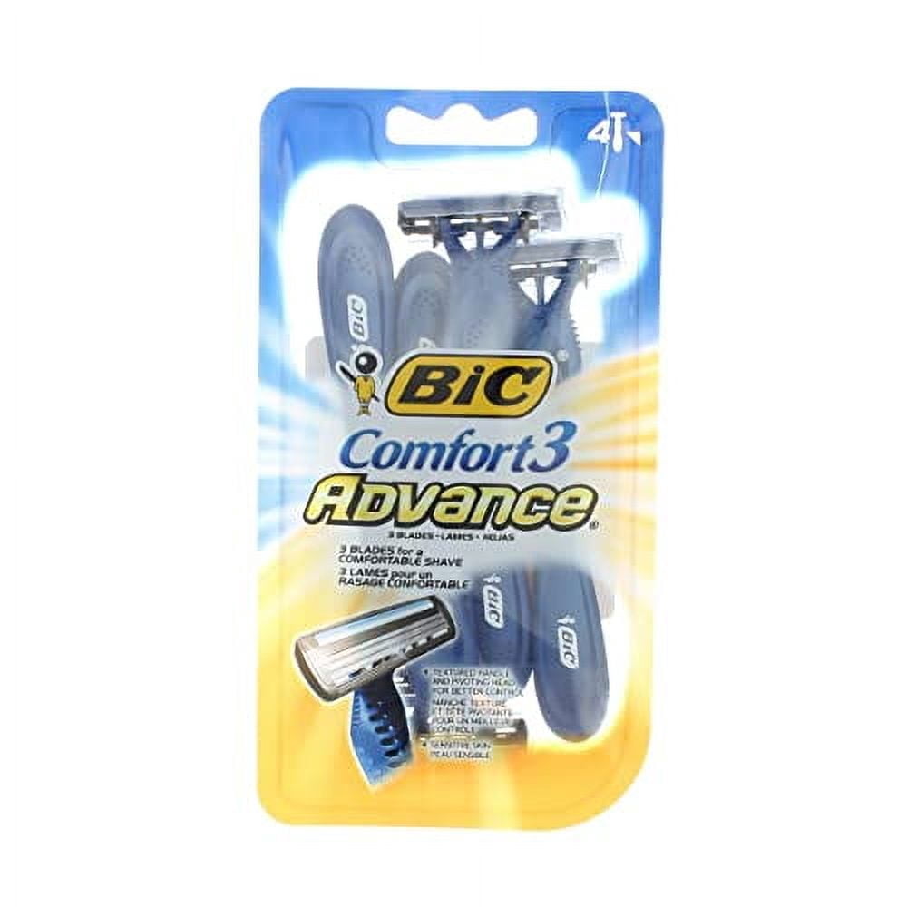 BIC Comfort 3 Advance Men's Disposable Razor, (Pack of 3) - Walmart.com