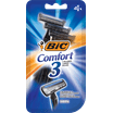 BIC Comfort 3 Advance Men's Disposable Razor, 4-Pack with Aloe ...