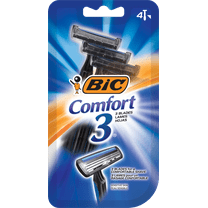 BIC Comfort 3 Advance Men's Disposable Razor, 4-Pack with Aloe ...