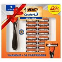 ($22 Value) BIC Holiday Women's Gift Set, Soleil Click 5 Disposable ...