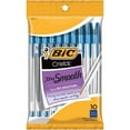 BIC Cristal Xtra Smooth Ball Pen, Medium Point (1.0mm), Blue, (Pack of 2) - Walmart.com