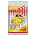 BIC Cristal Xtra Smooth Ball Point Pen, Medium Point (1.0 mm), Red, (Pack of 4) - Walmart.com