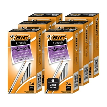 BIC Cristal Xtra Smooth Blue Ballpoint Pens, Medium Point 1.0mm, 500-Count Pack - Walmart.com