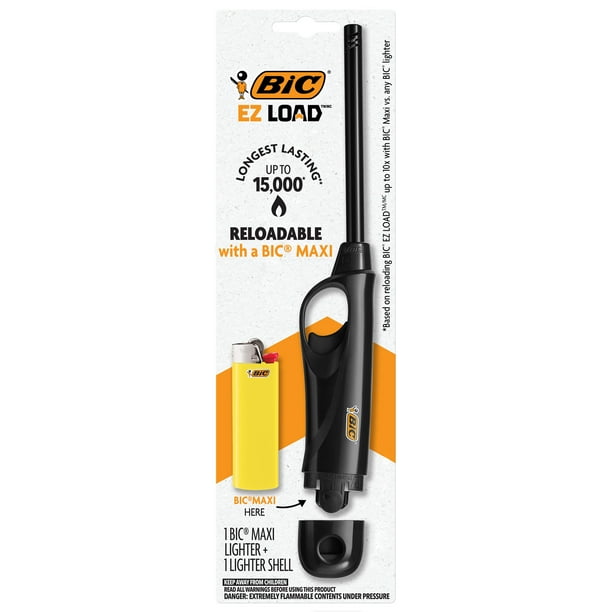 BIC EZ LOAD Reloadable Multi Purpose Candle Lighter, (1 Pack) - Walmart ...