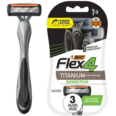 BIC Flex 5 Hybrid Men's 5-Blade Disposable Razor, 1 Handle and 6 ...