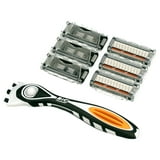 BIC Flex 5 Hybrid Men's Disposable Razor with 5 Blades, 1 Handle and 6 ...
