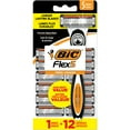 BIC Razors for Men, Refillable with 5 Blades, Pivoting Head, Ergonomic ...