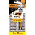 BIC Flex 5 Refillable Razors for Men, Long-Lasting, 5-Blades, 1 Handle ...